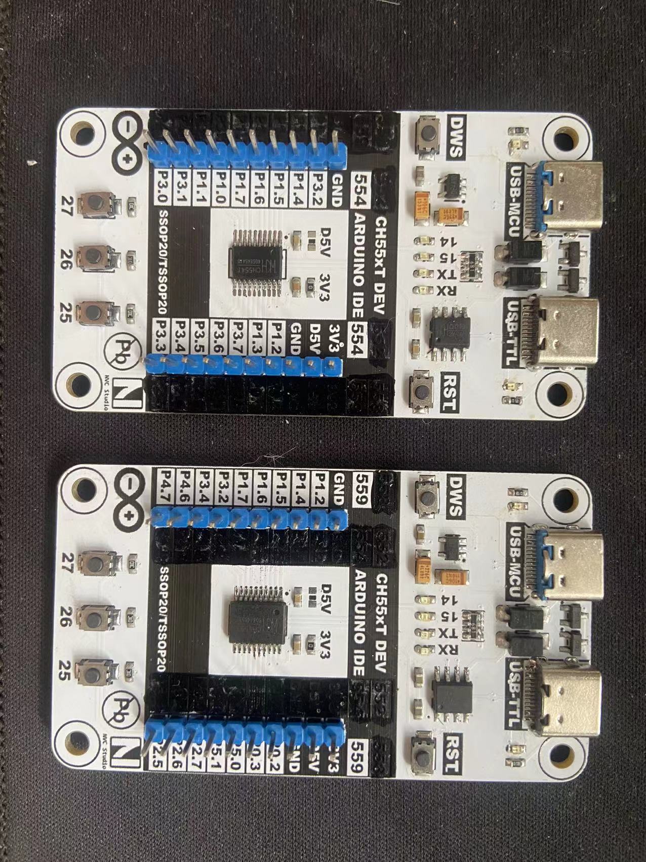 官方论坛比较好用的 CH55xT 开发板 - 立创开源硬件平台