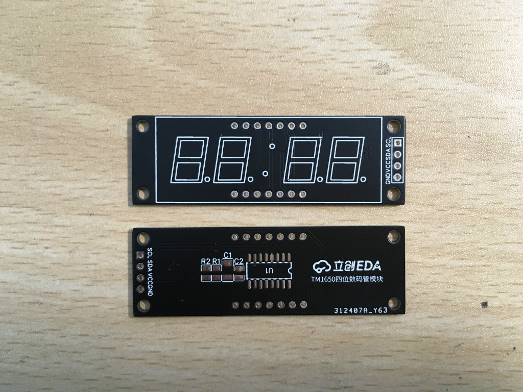 TM1650时钟数码管模块 - 嘉立创EDA开源硬件平台
