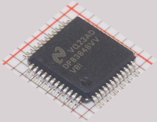 TI(德州仪器)-DP83848IVVX/NOPB--引脚图-PCB封装图 - 嘉立创EDA